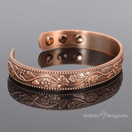 Pure Copper Magnetic Bracelet for Women Ladies Copper Bangle with ...